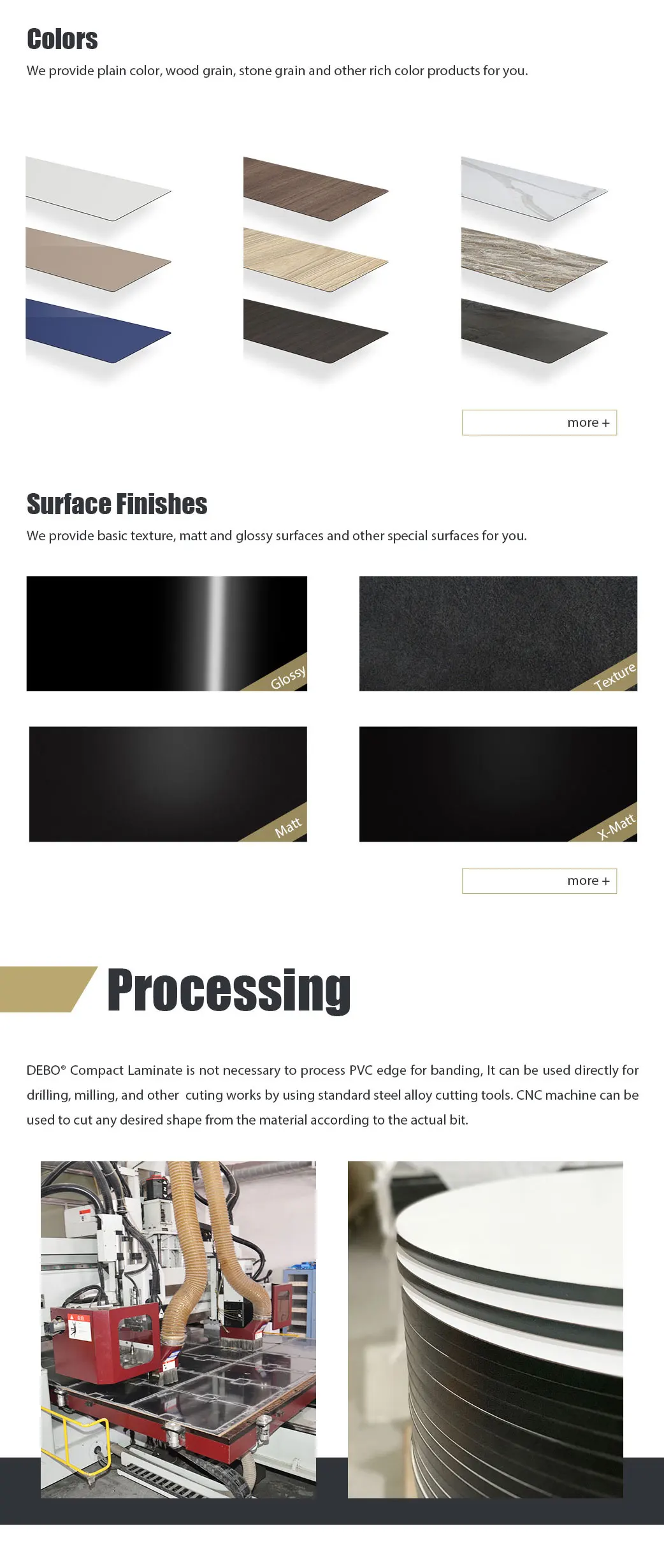 DEBO Compact Laminate Board HPL Sheet for Wall Cladding