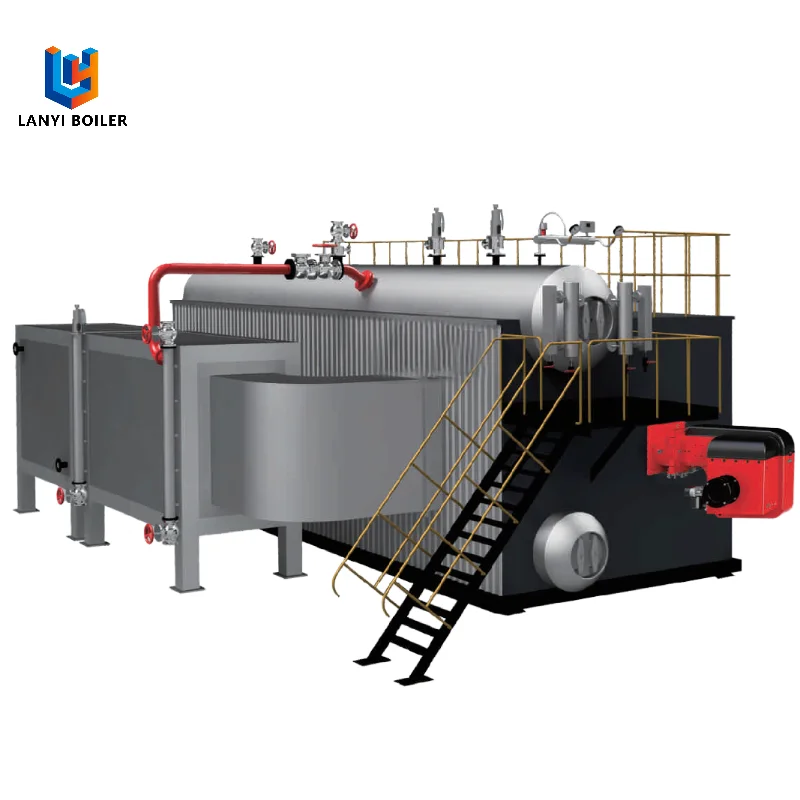 1 to 20 Tons Horizontal Corrugated Furnace Steam Boiler Gas Diesel ...
