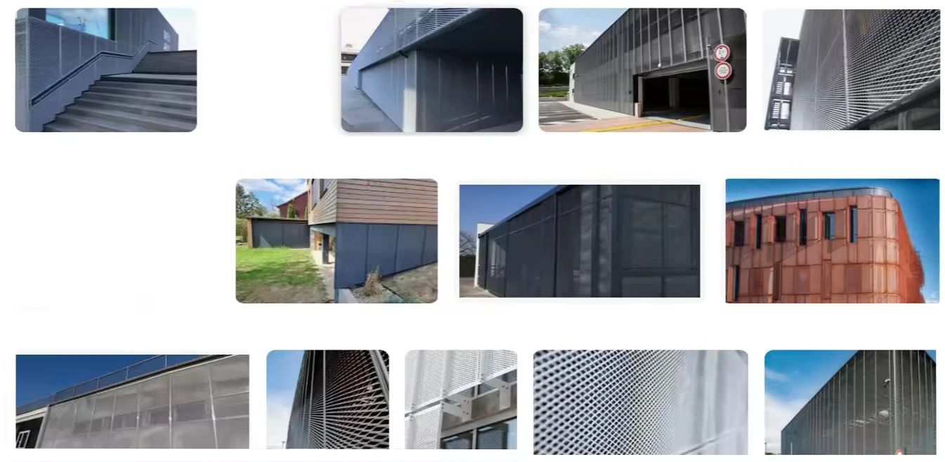 Durable Expanded Metal Mesh - Aluminum Diamond Pattern