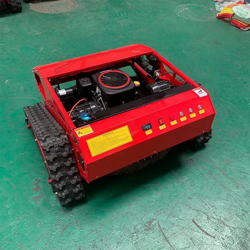 Electric Crawler Bush Cutter AI Robot Lawn Mower for Home Use