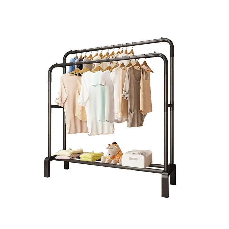 Wholesale Stand Hanger Floor Standing Sliding Clothes Rack Clothing ...