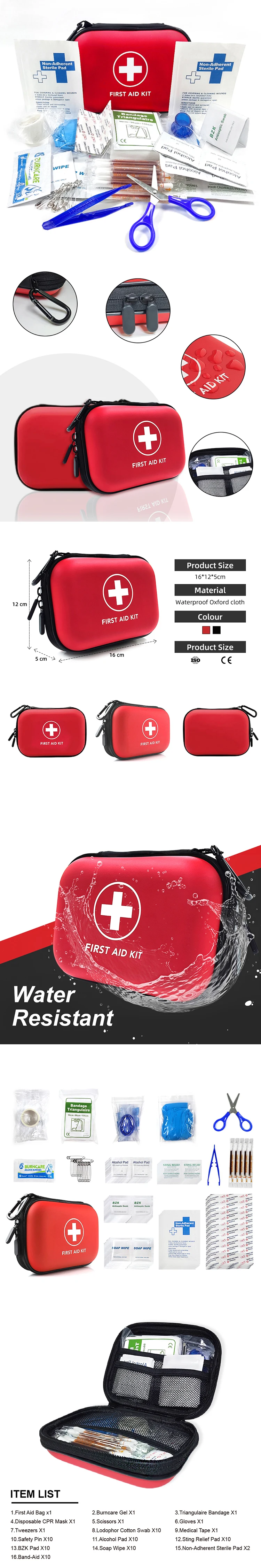 Factory Customized Solas Cheap First Aid Utility Eva Oxford Waterproof ...