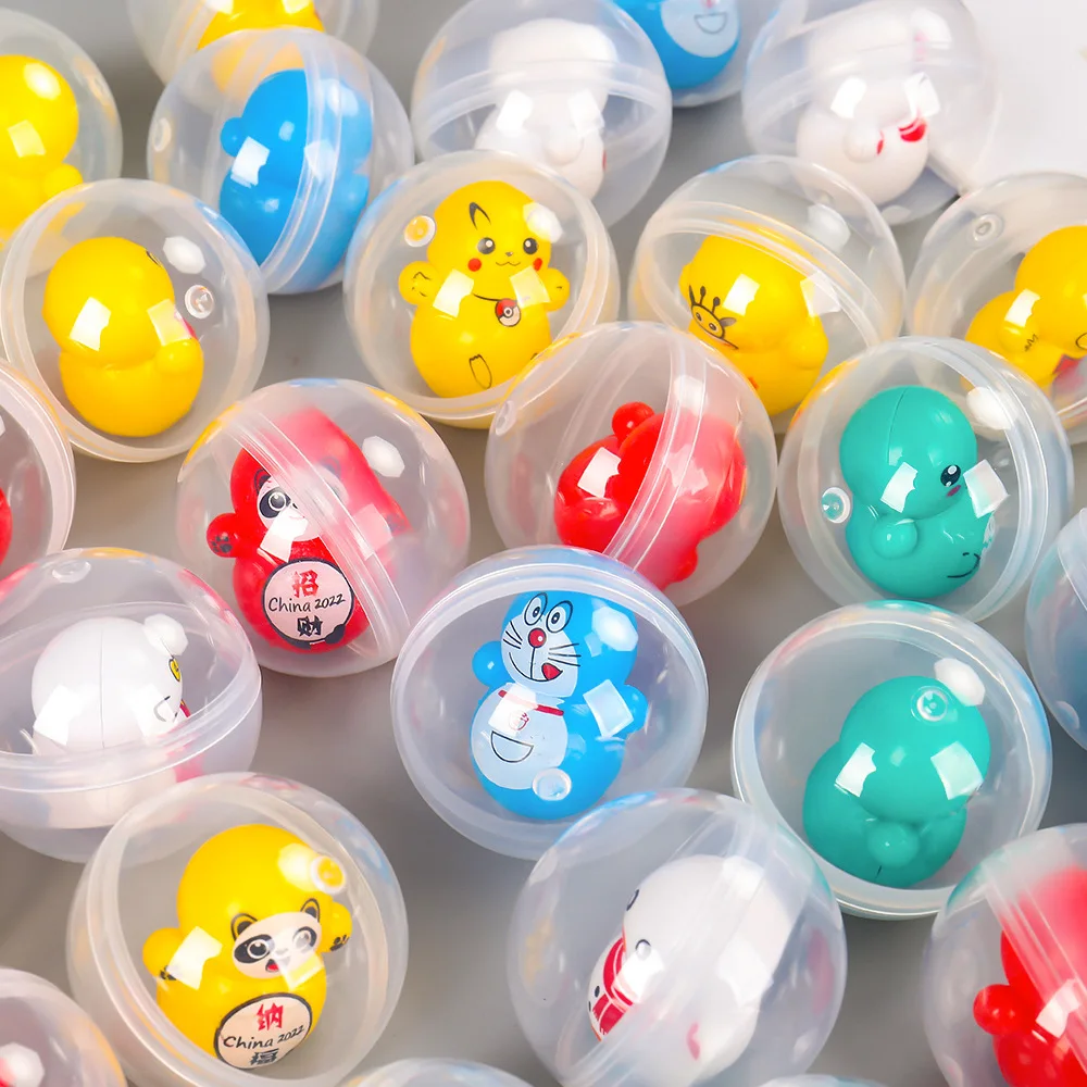 S298 45mm Capsule Balls With Soft Rubber Cartoon Figure Tumbler Good ...