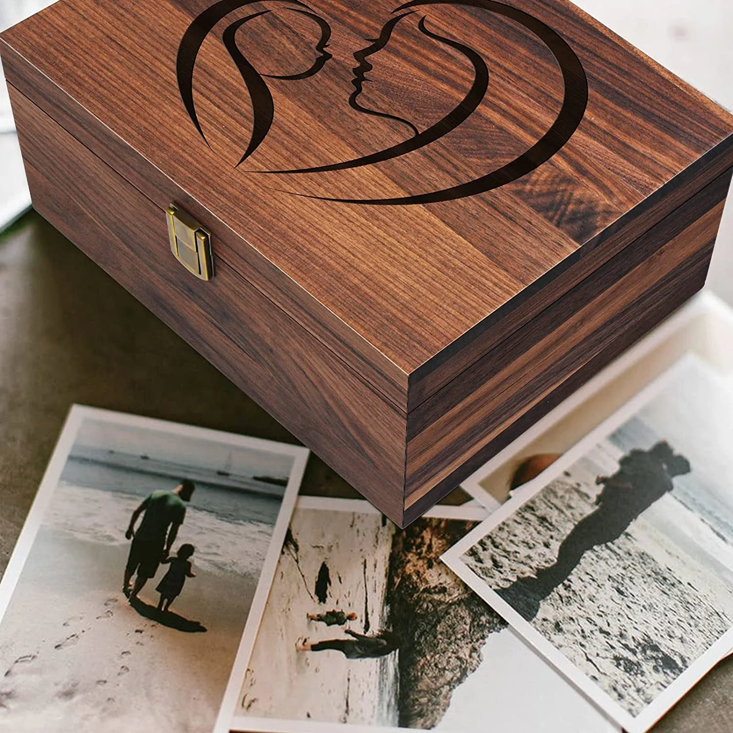 Wooden Souvenir Packaging Box With Latch Custom Wooden Boxes With ...