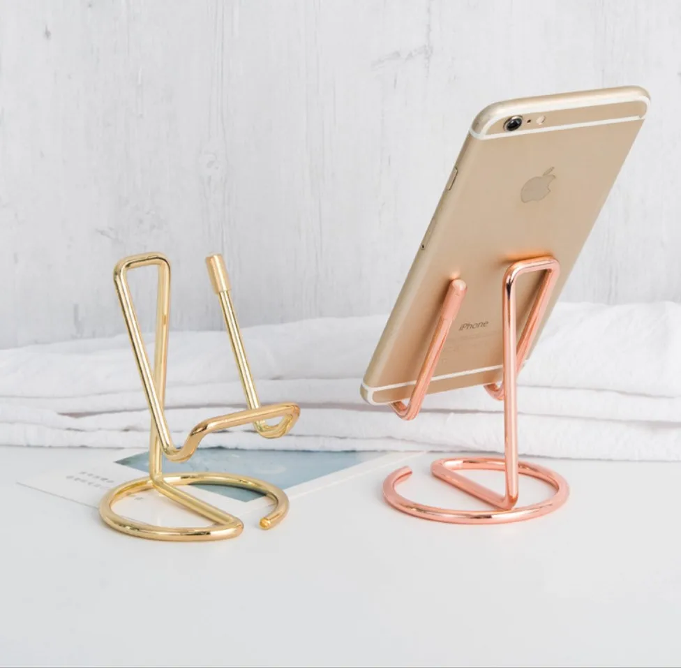 Wholesale Metal Cell Phone Stand Universal Lazy Mobile Phone Holder ...