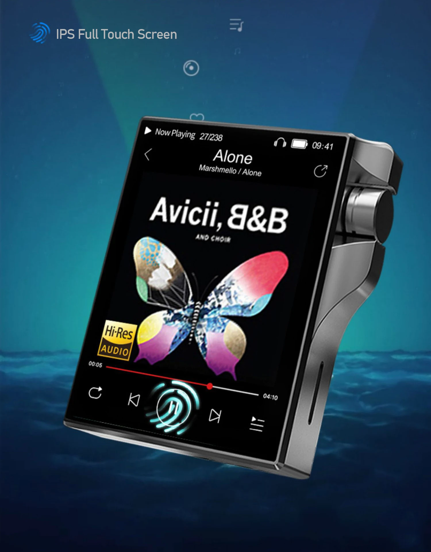 Q3 Digital Hifi MP3 Player - DSD256 Lossless Audio