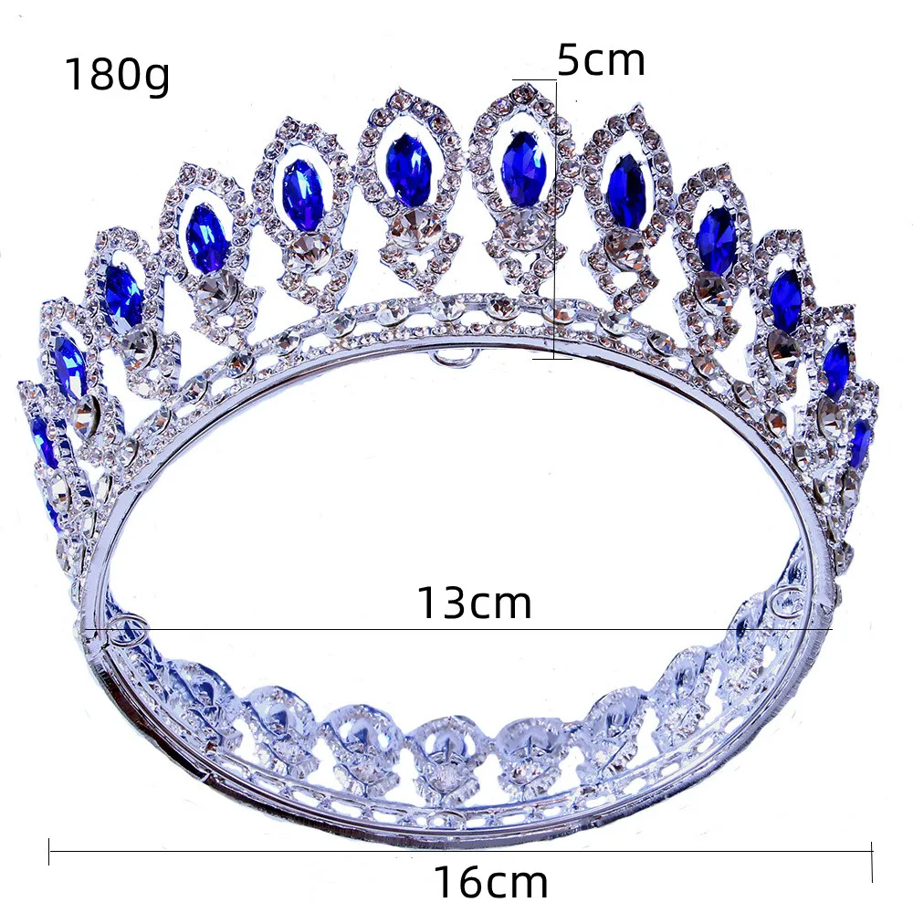 QS Miss Universe Tall Pageant Crown Full Round Wedding Birthday ...
