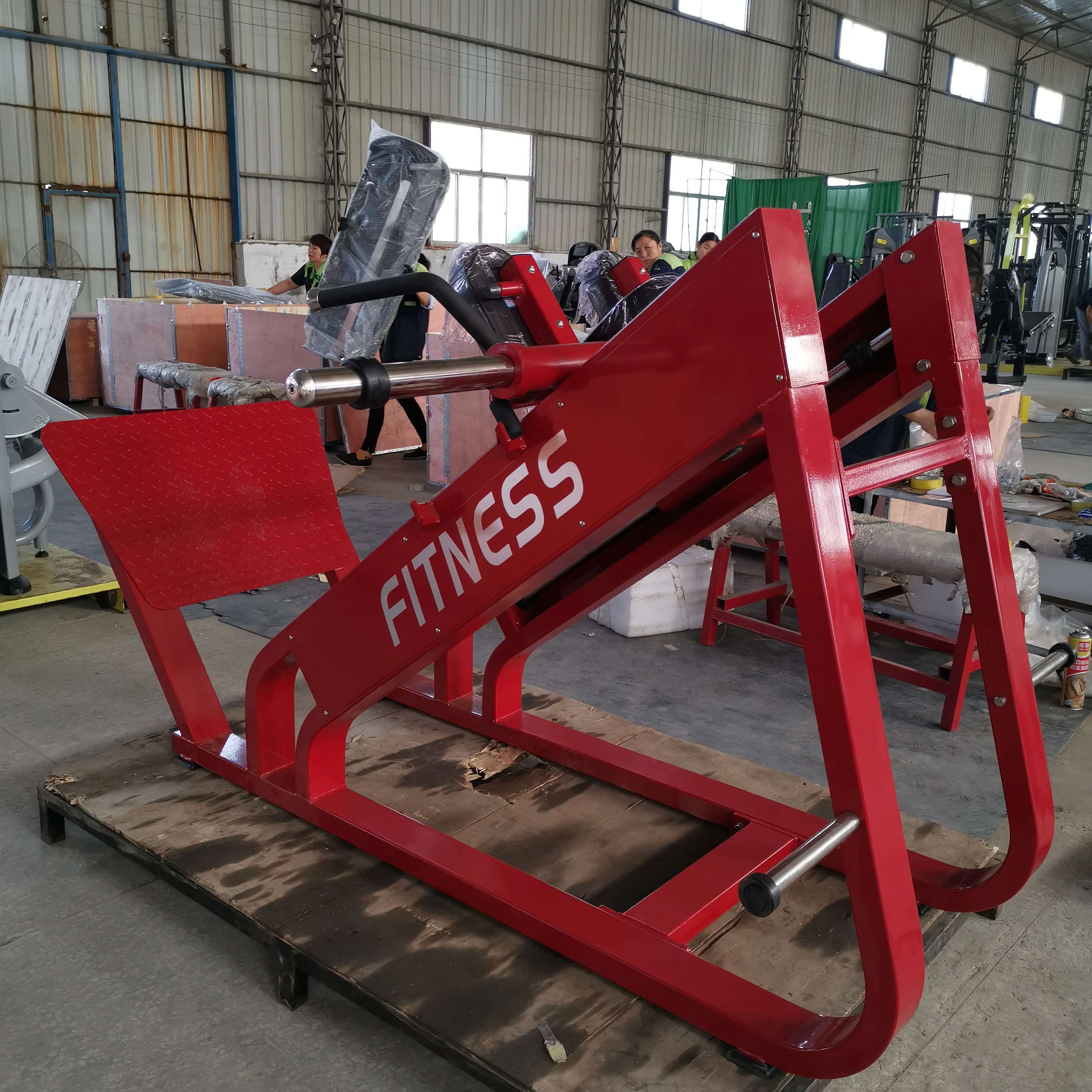 Plate Loaded Hack Squat Machine - Durable Steel Construction for ...