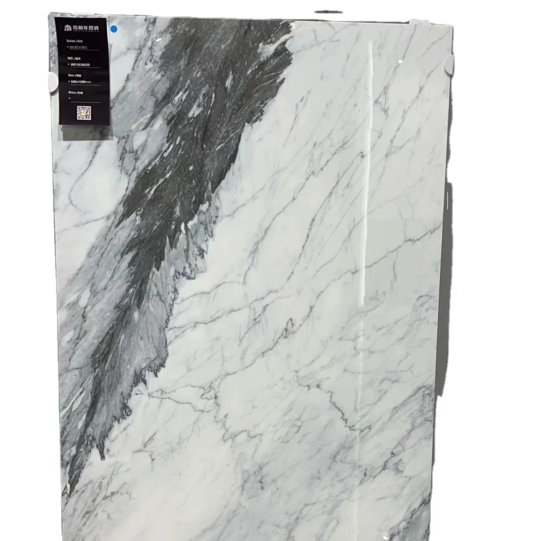 600x1200mm Full Body Marble Look Shiny Glossy Tile For Floor Ceramic ...