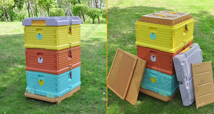 3 Layer Insulation Plastic Polystyrene Beehive - Langstroth