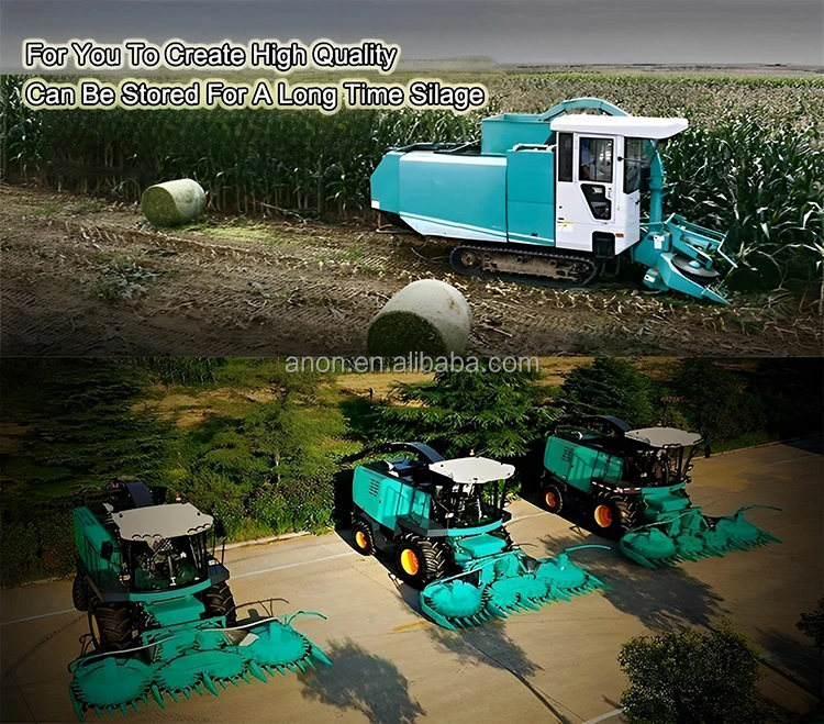 ANON Fodder Corn Silage Cutter Corn Silage Harvester Throwing Barrel ...