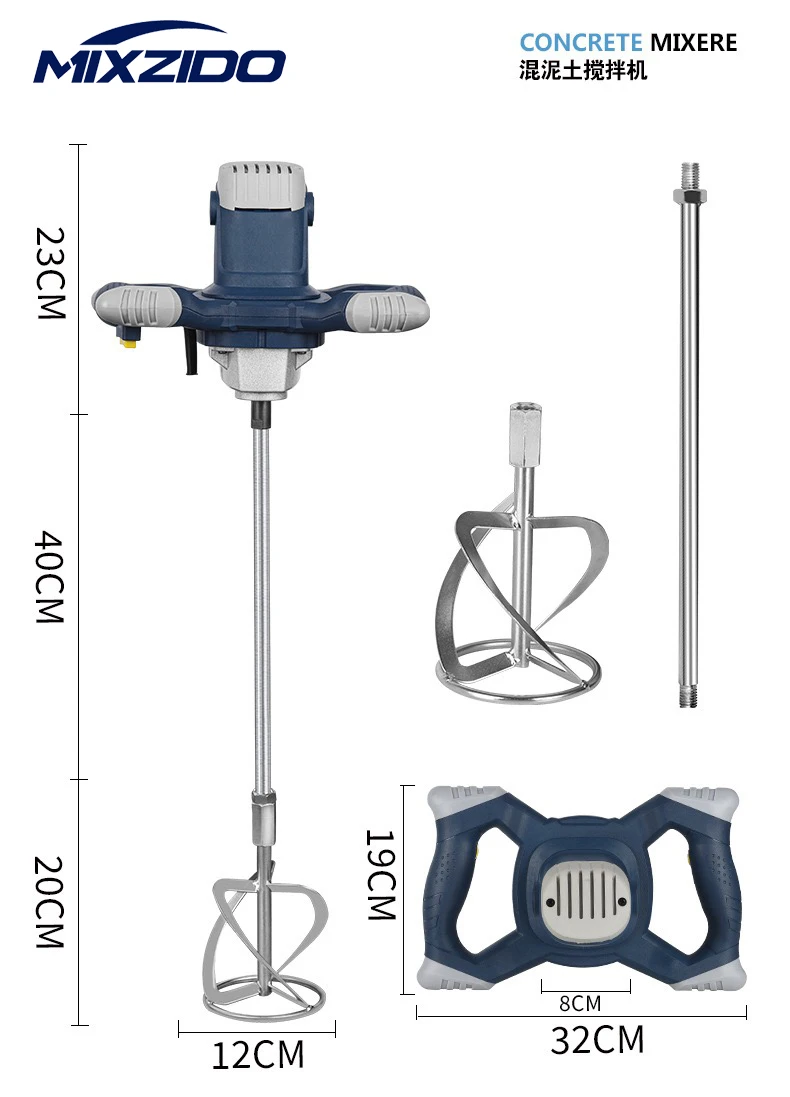 Lifting Air Agitator Blender Stirrer Pneumatic Paint Mixer With Stand ...