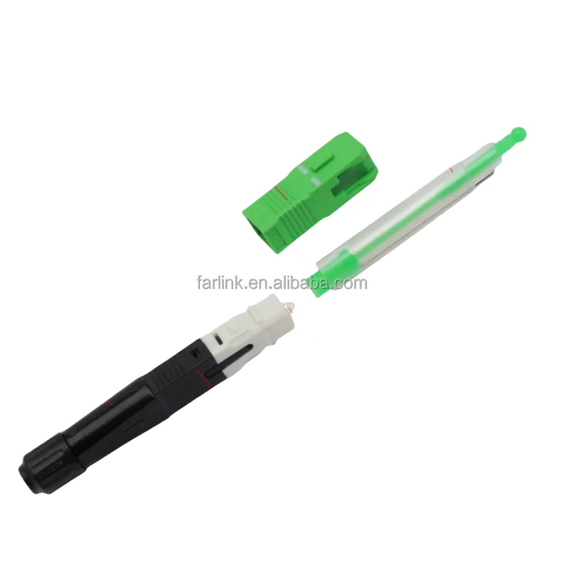 High Quality Ftth Embedded Sc Apc Fiber Optic Quick Connectors For Ftth Catv Network - Buy Fiber ...