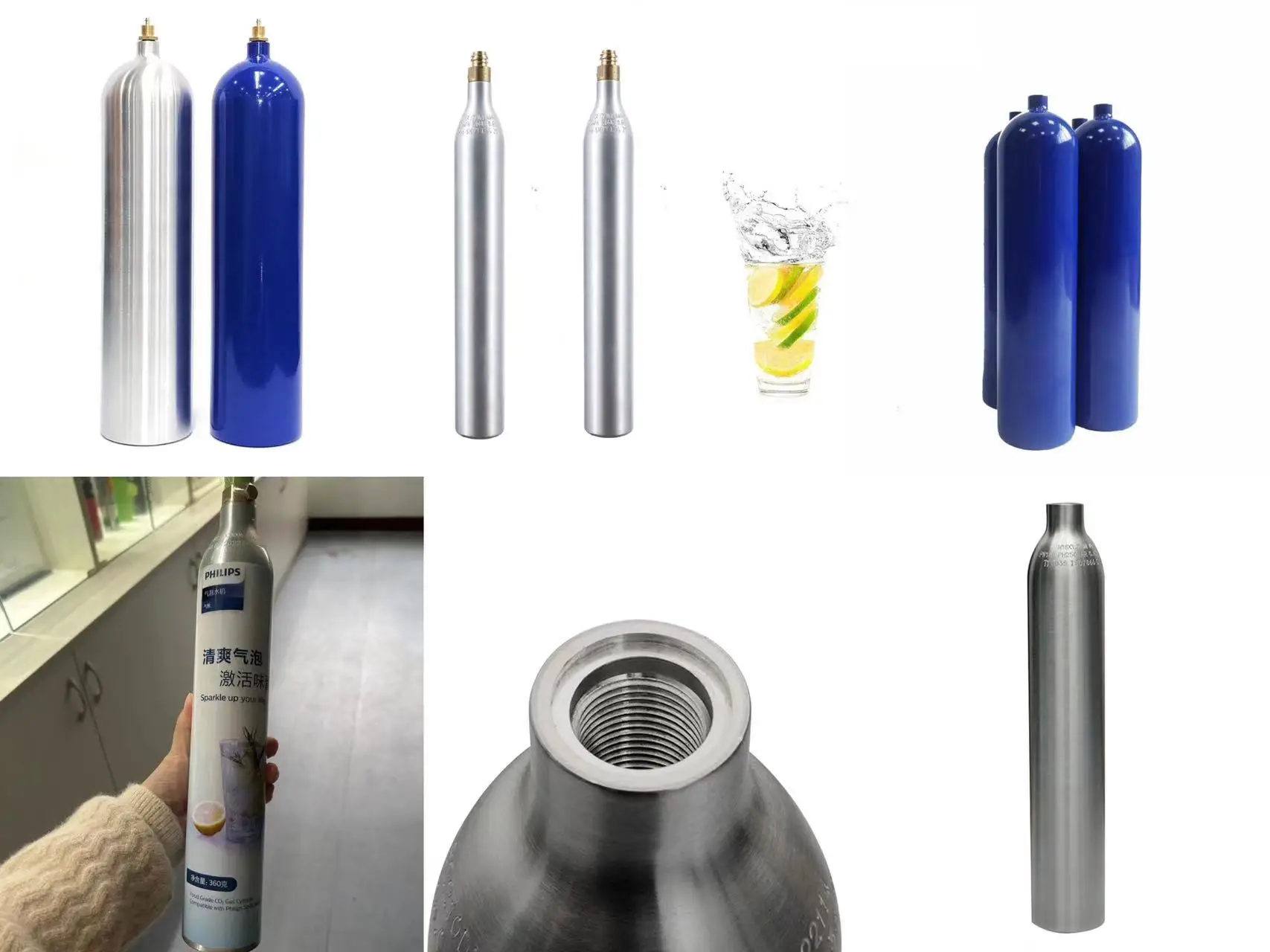 2000-3000 Liter CNG Storage Gas Cylinder - 4-Tube Cascade