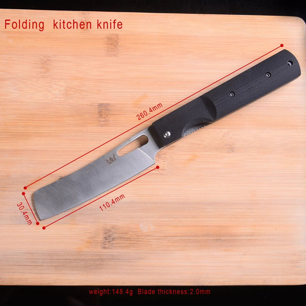 Alibaba.com: Folding Chef Knife G10 Handle 440A Stainless Steel ...