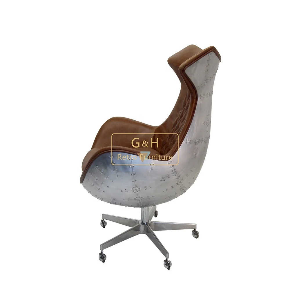 Aviator Egg Variant Office Chair - Vintage & Genuinely Comfortable