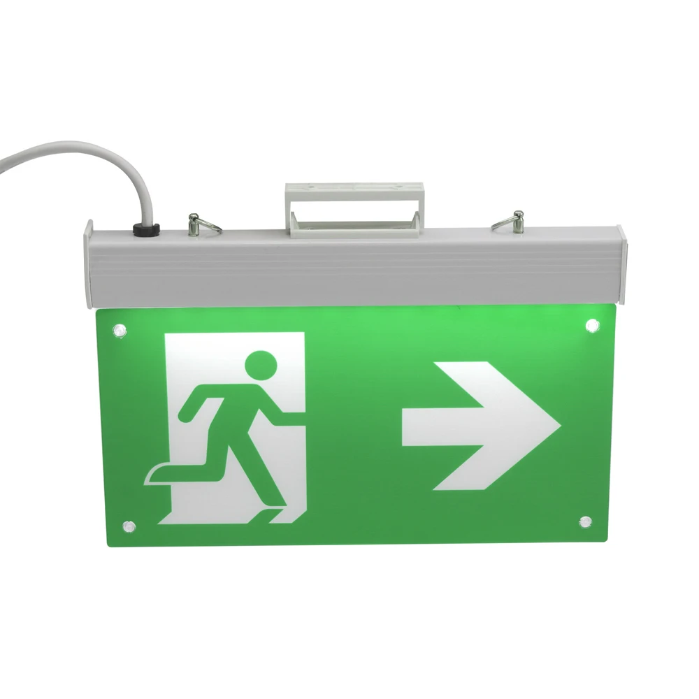 Indoor Hanging Emergency Exit Lights Maintained Rechargeable Battery ...