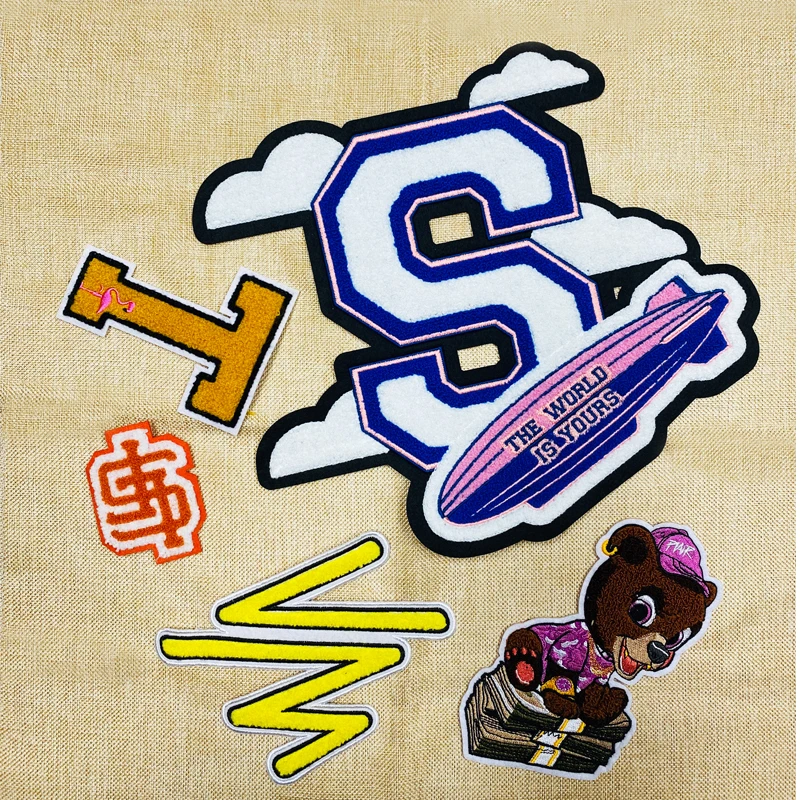 Custom Patch Woven Patch 3D Merrow Border Iron on Arm Embroidery Patches