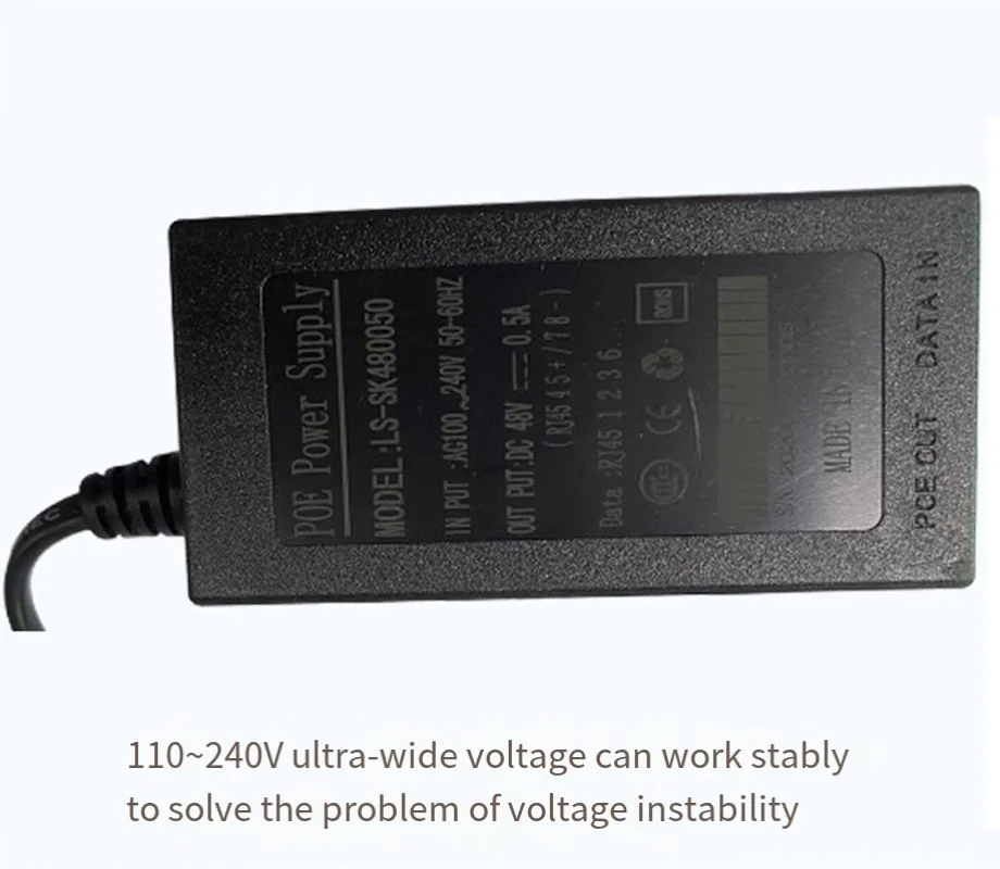 POE Power Switch Power Module RJ45 Port 48VPOE Network Camera Power ...