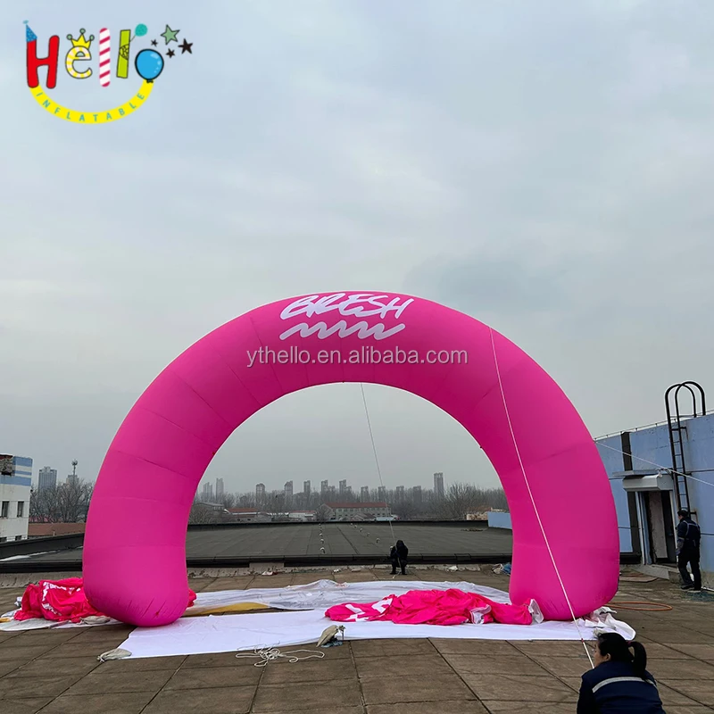 Customized Inflatable Sign Logo Event Decoration Pink Advertising ...