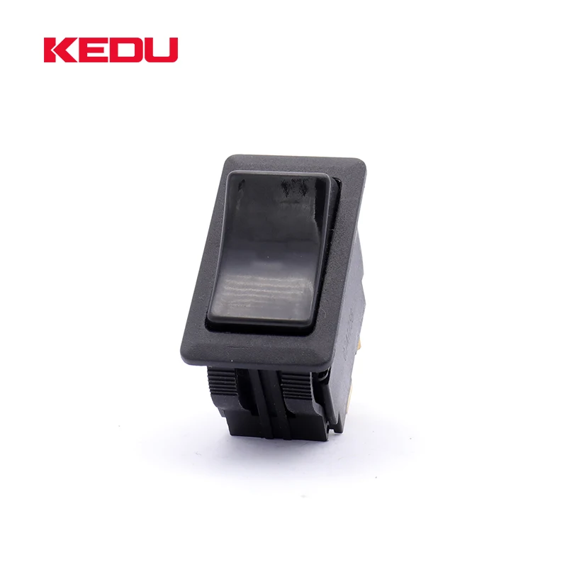 KEDU HY60E Rocker Switch with Red Light Indicator - 250VAC, 16A