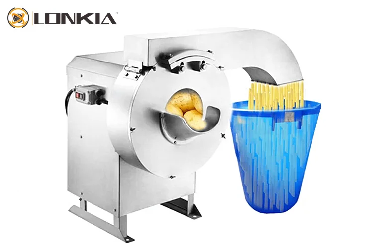 Automatic Fruit And Vegetable Cassava Cutter Potato Chips Slicer French ...