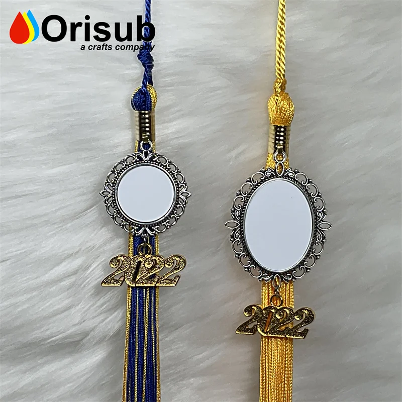 Personalized Graduation Cap Charm Blanks Metal Sublimation Hat Hanging ...