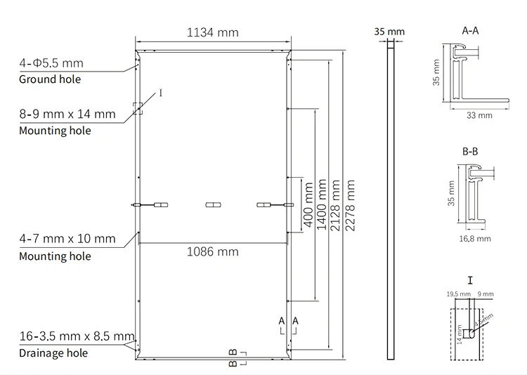 ASTRO 5semi CHSM72M-HC Solar Panels - 540w to 555w Power