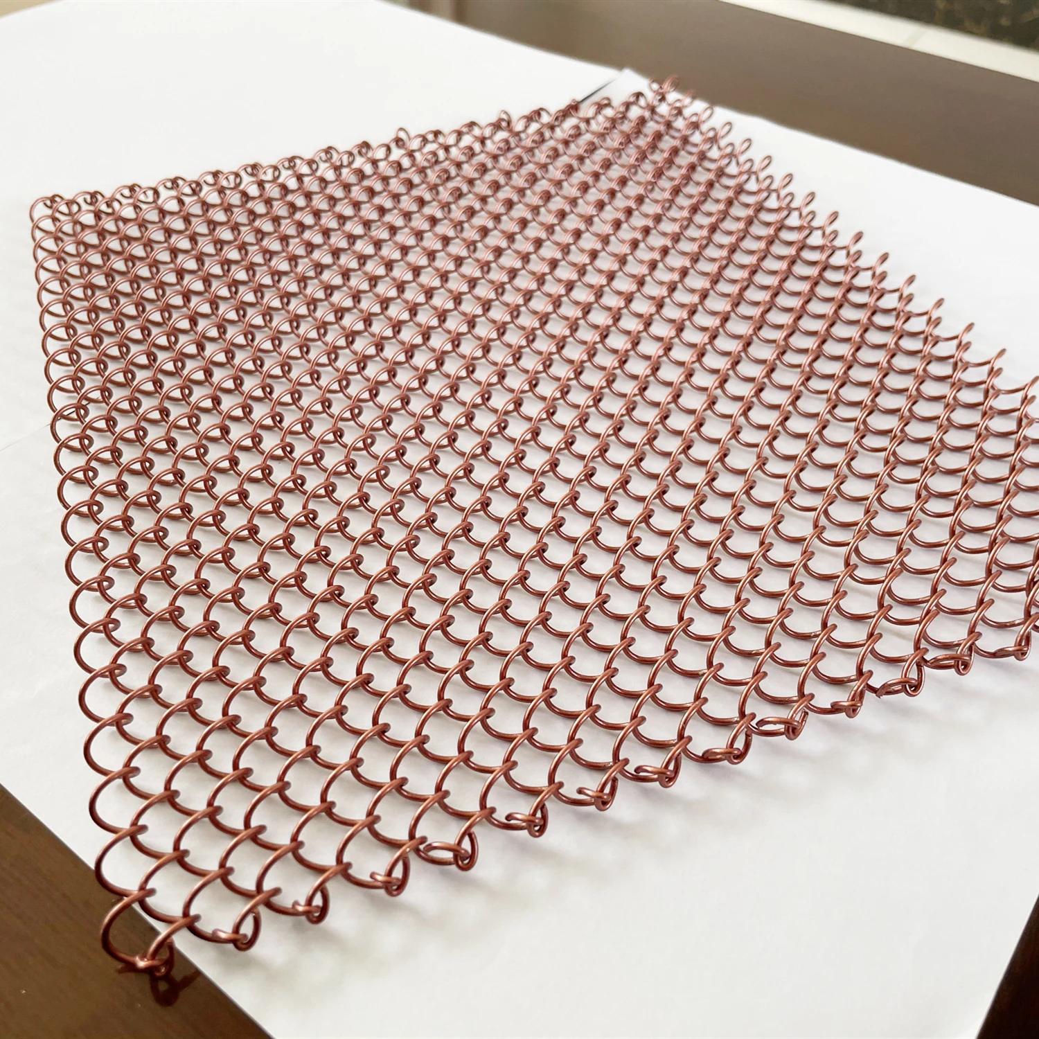 Decorative Aluminum Chain Link Metal Mesh Curtains