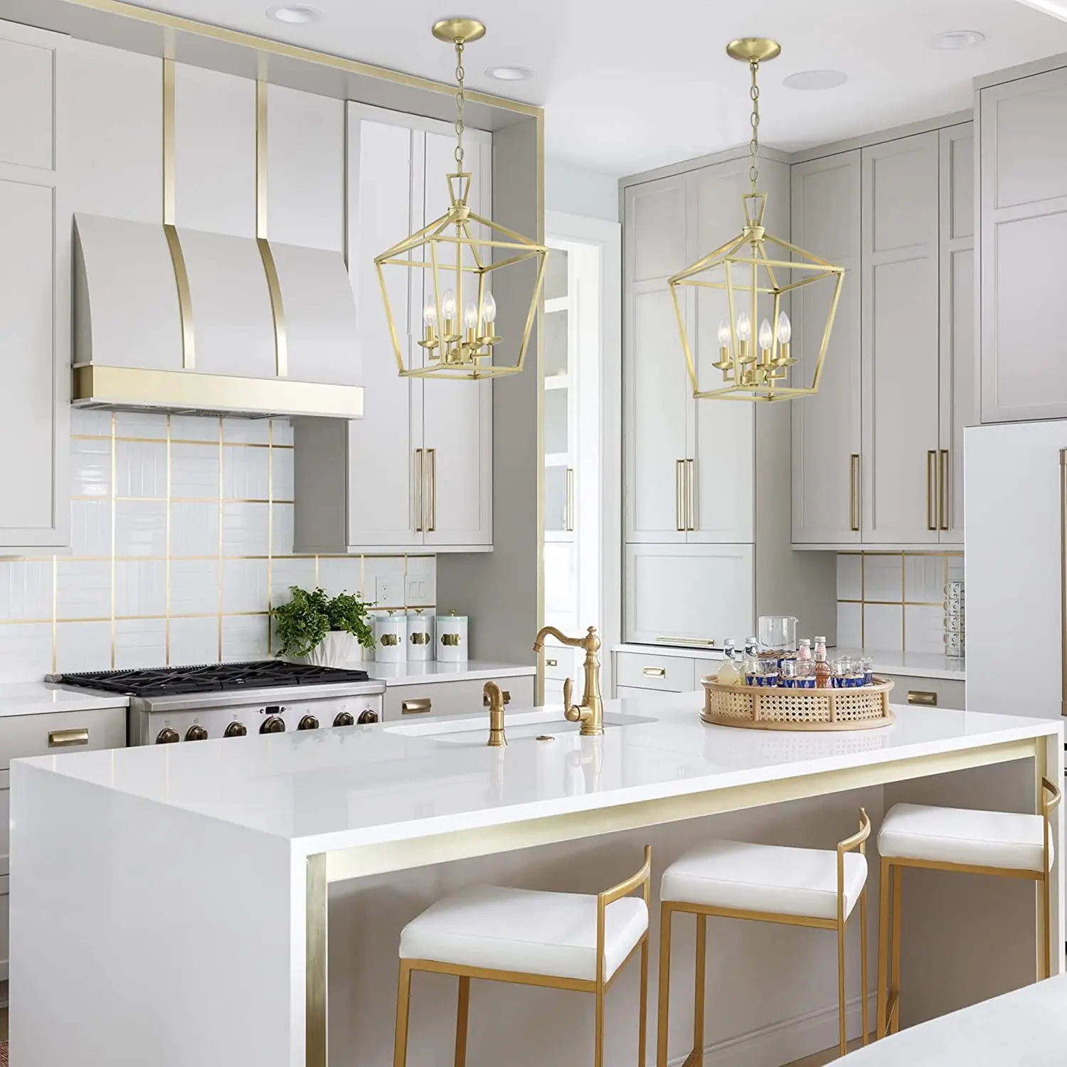 Industrial Farmhouse Kitchen Island Dining Room Entryway Hallway ...