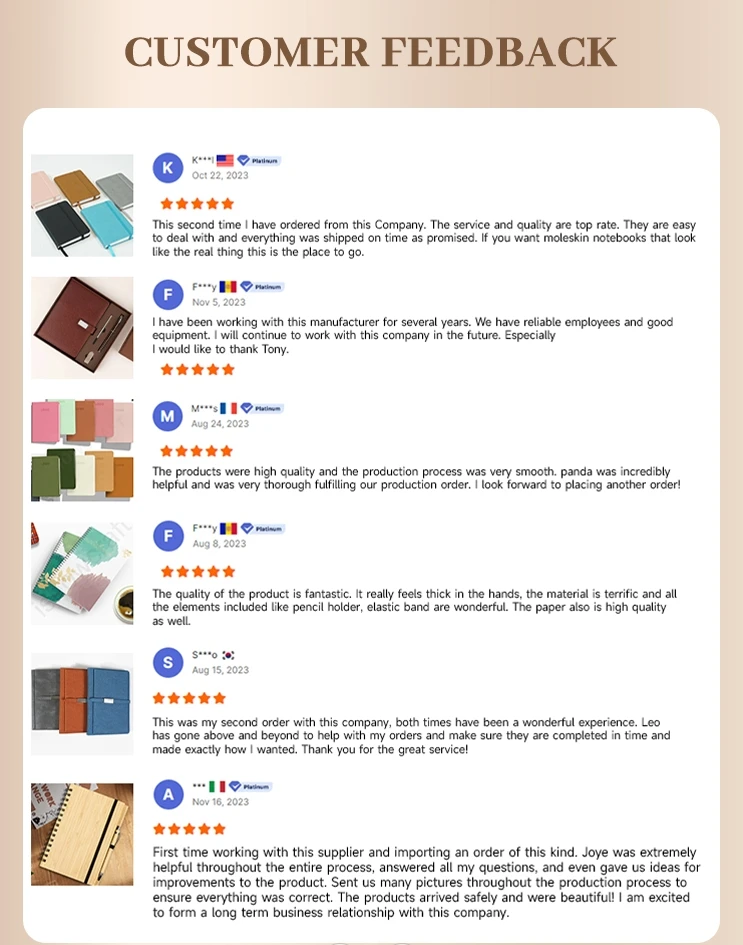 A5 Gift Set Journals - Premium Leather & Customizable