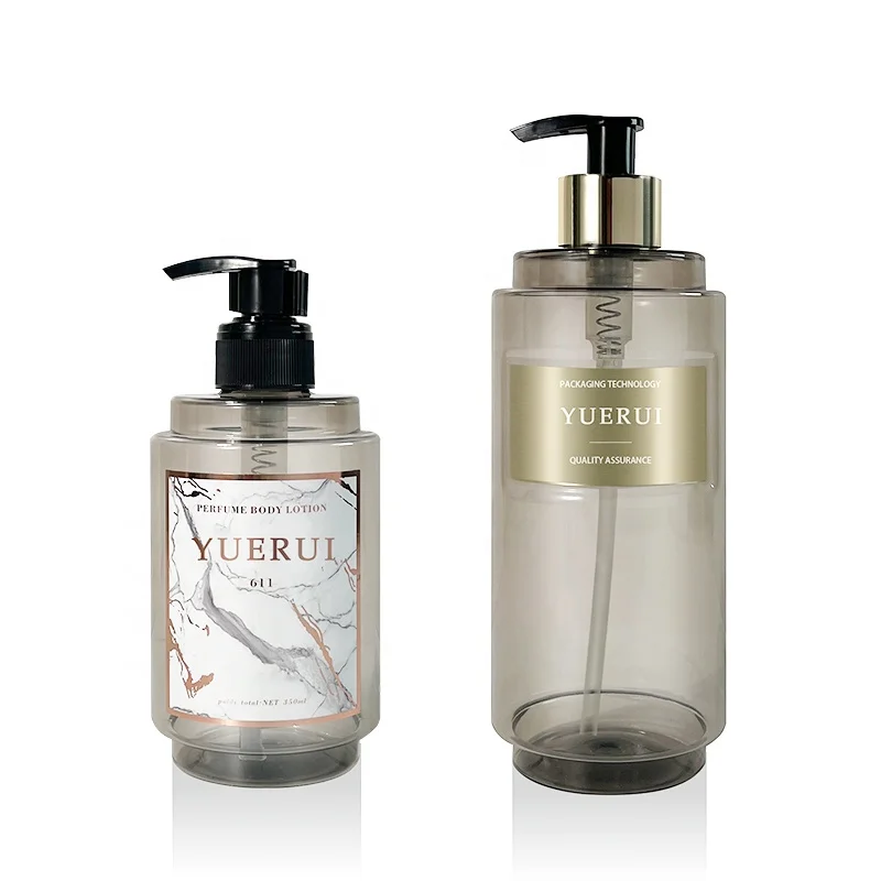 YUERUI 2023 New Unique Design Hair Shampoo Bottle Luxury PET Plastic ...