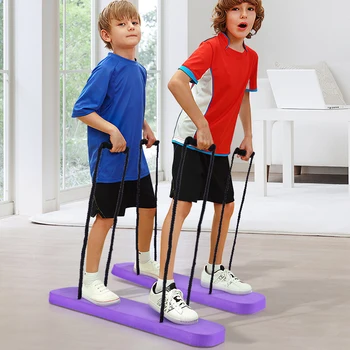 Kindergarten Playground Outdoor Balance Step Stilts Eva Steppers ...