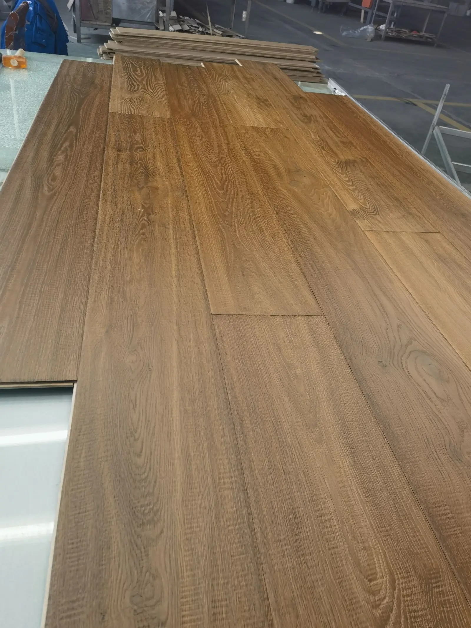 Composite Boards Outdoor Engineered Timber Hickory Nut Flooring Brushed ...