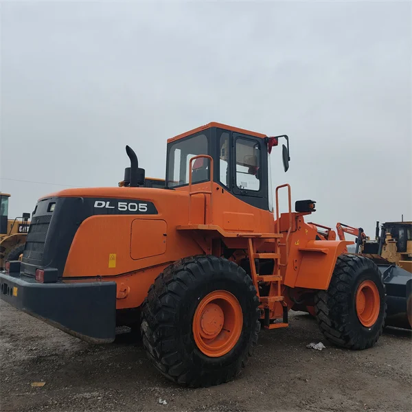 Doosan Dl505 23 Ton Telescopic Compact Wheel Pay Frontend Loader Diesel ...