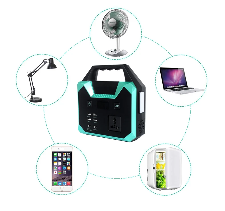 220 110volt Ac Electricity 100w 300w 500w Wireless Solar Power Station ...