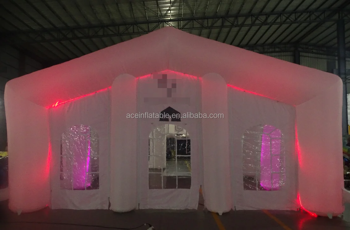 Inflatables House Structure Party Event Led Light Inflatable Wedding ...
