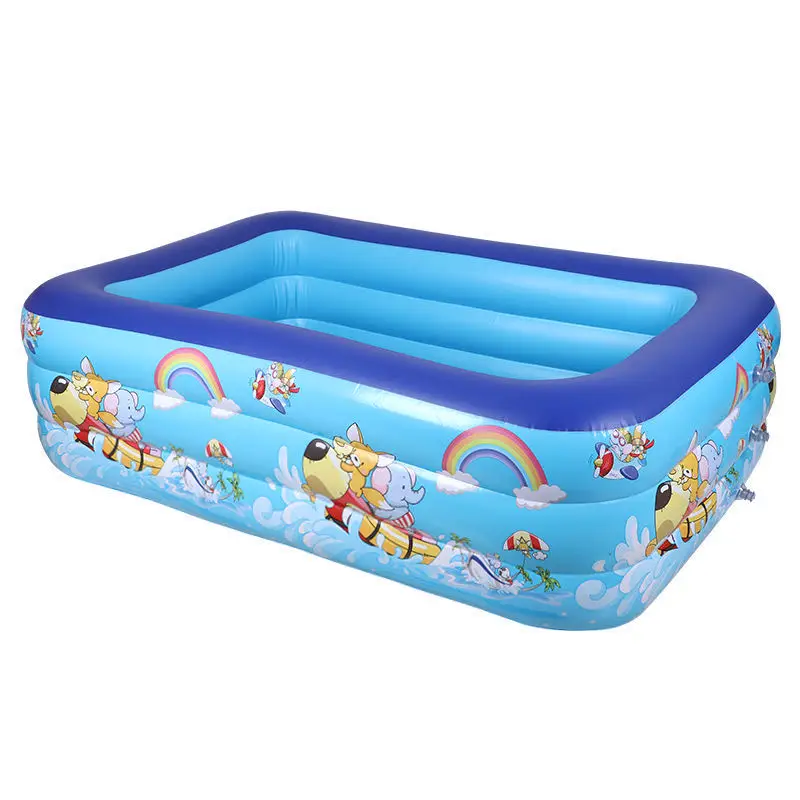 Pvc Inflatable Swimming Pool Above Ground Adult Kids Family Inflatable ...