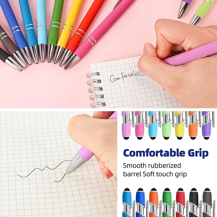Metal Pen with Stylus Logo - Multi-Functional Promotional Pen