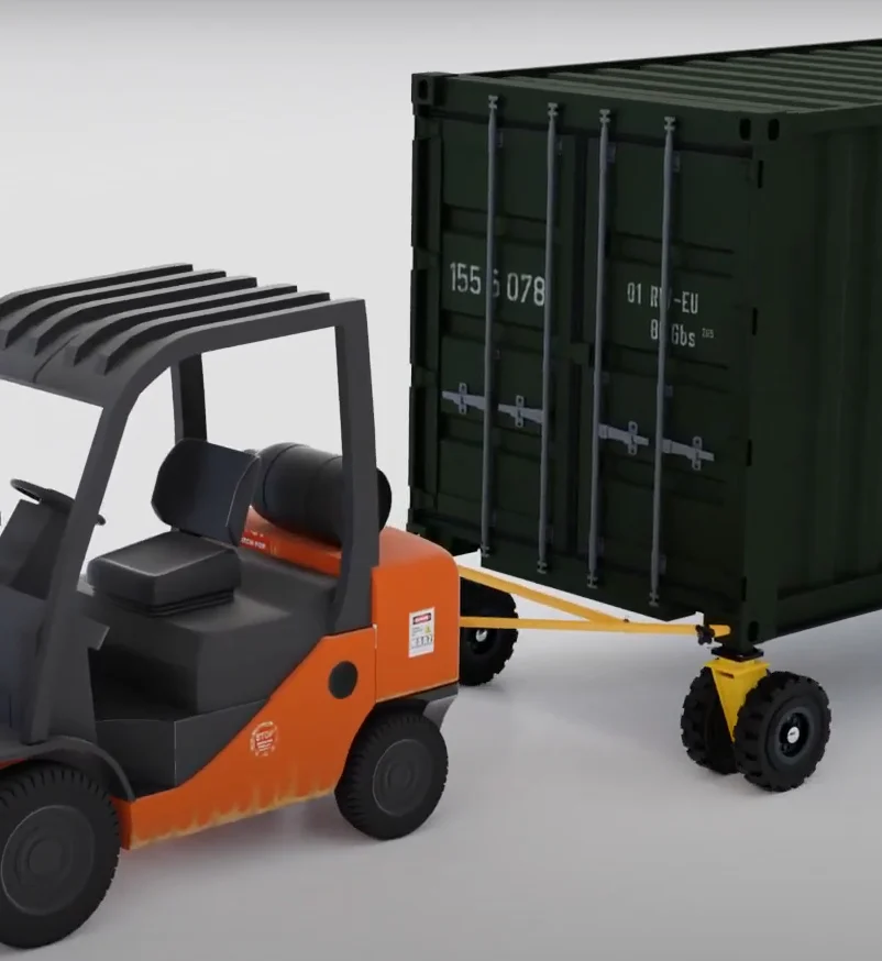 Heavy Duty Shipping Container Dolly Wheels by Wonray