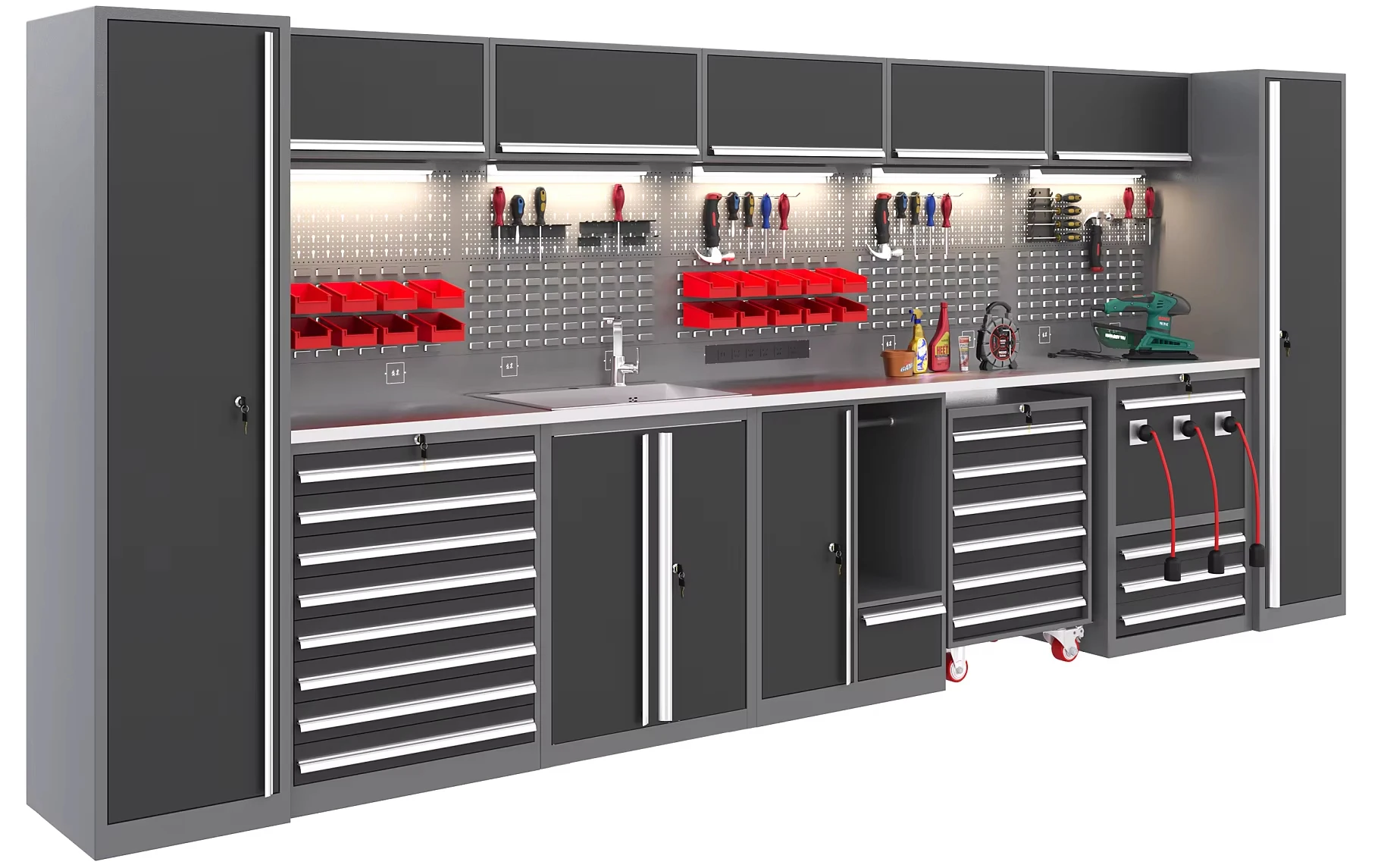 Modular Design Garage Storage Cabinet Tool Cabinet Factory Customizable ...