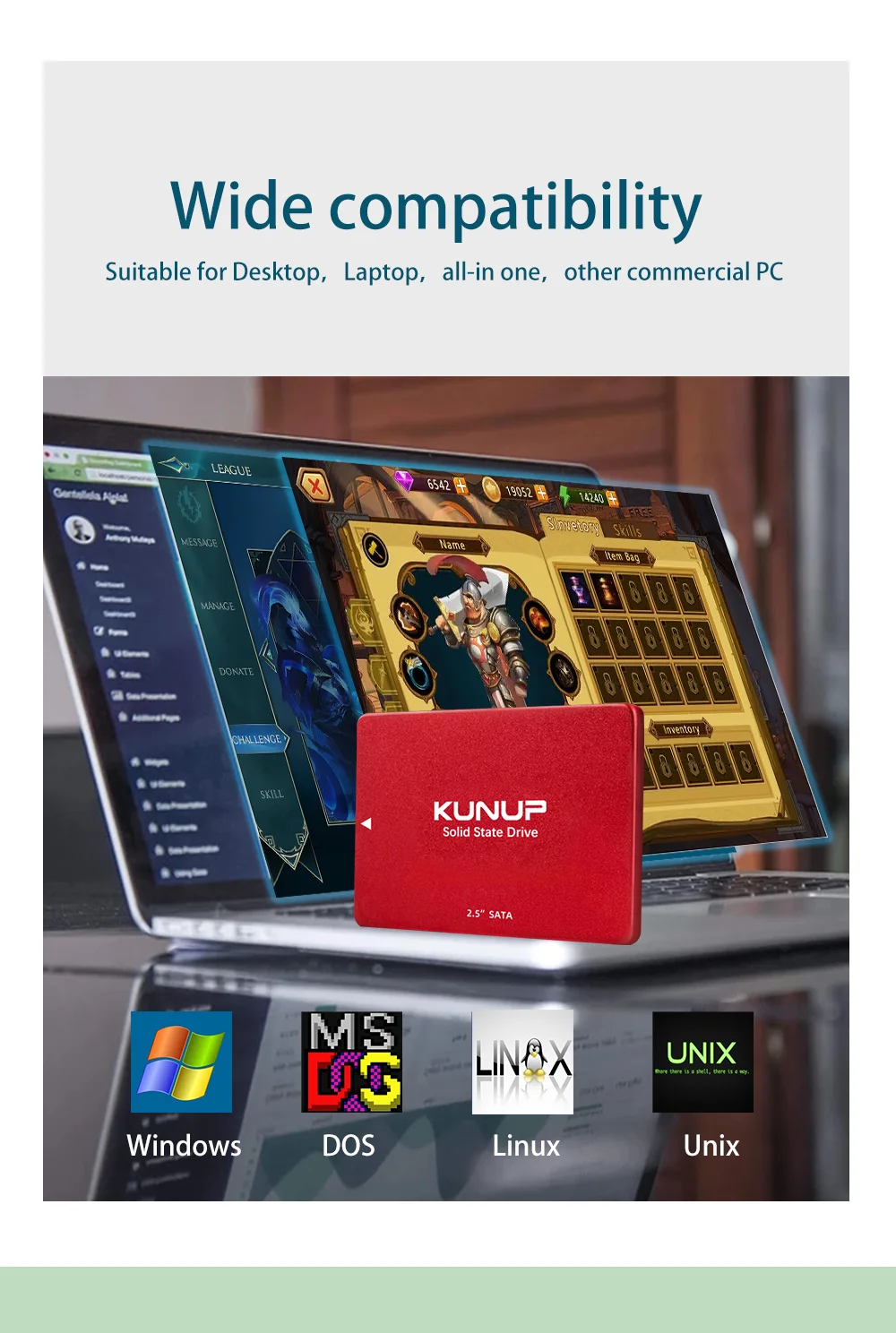 KUNUP Ssds - Reliable Storage Solutions for Laptops & Desktops
