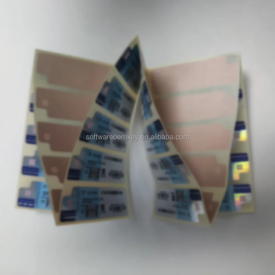 High Quality Blue Label For Win 10 Pro Key Sticker Use Oem Key 6 Months ...