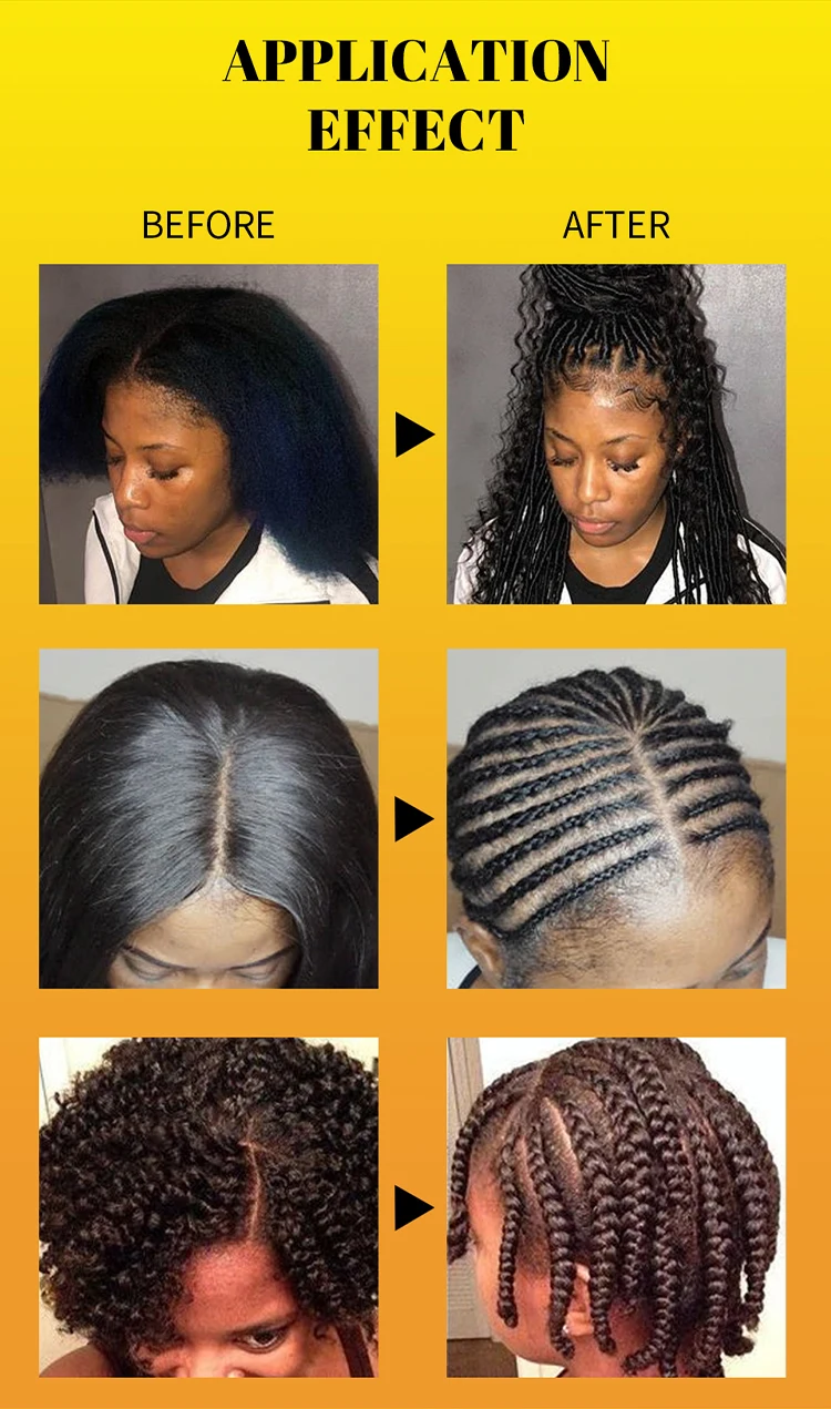 Private Label Extra Hold Hair Styling Wax Cream Neat Braid Conditioning ...