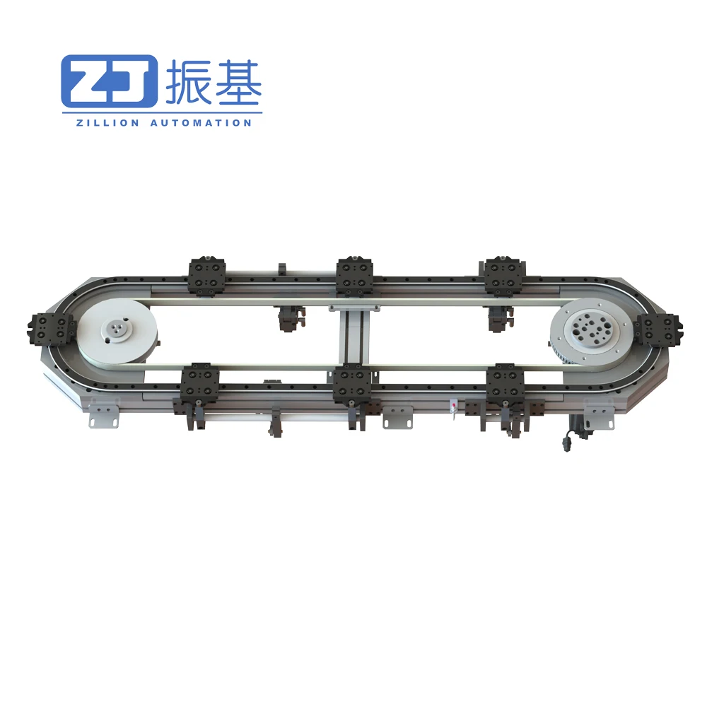 Automatic Assembly Line Precision Circular Guide Rail Conveyor Systems ...