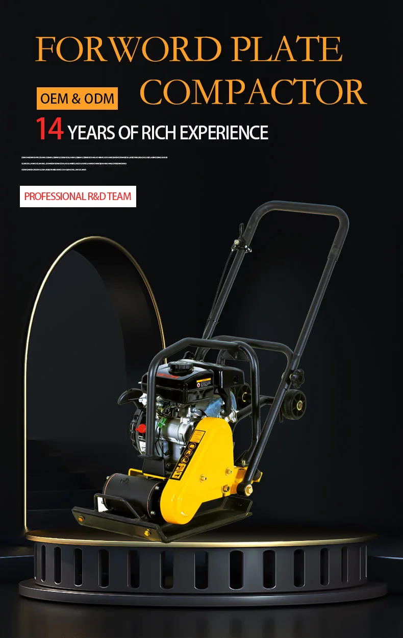 Heavy Plate Compactor Machine 8kn Asphalt Diesel Mini Vibratory Tamper ...