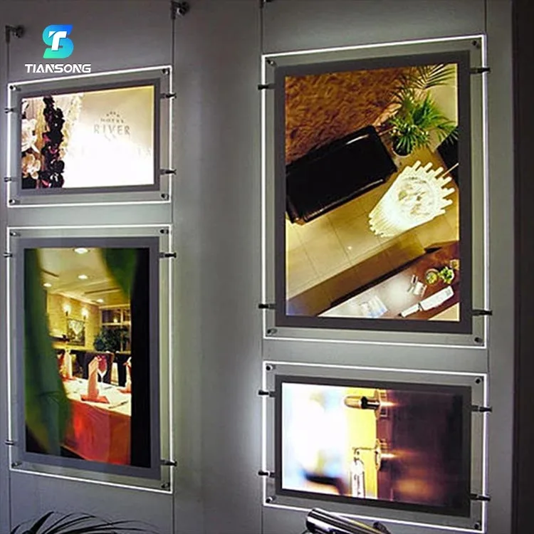 Cinema Poster Slim Crystal Light Box Movie Advertising Led Frame A3 A4 ...