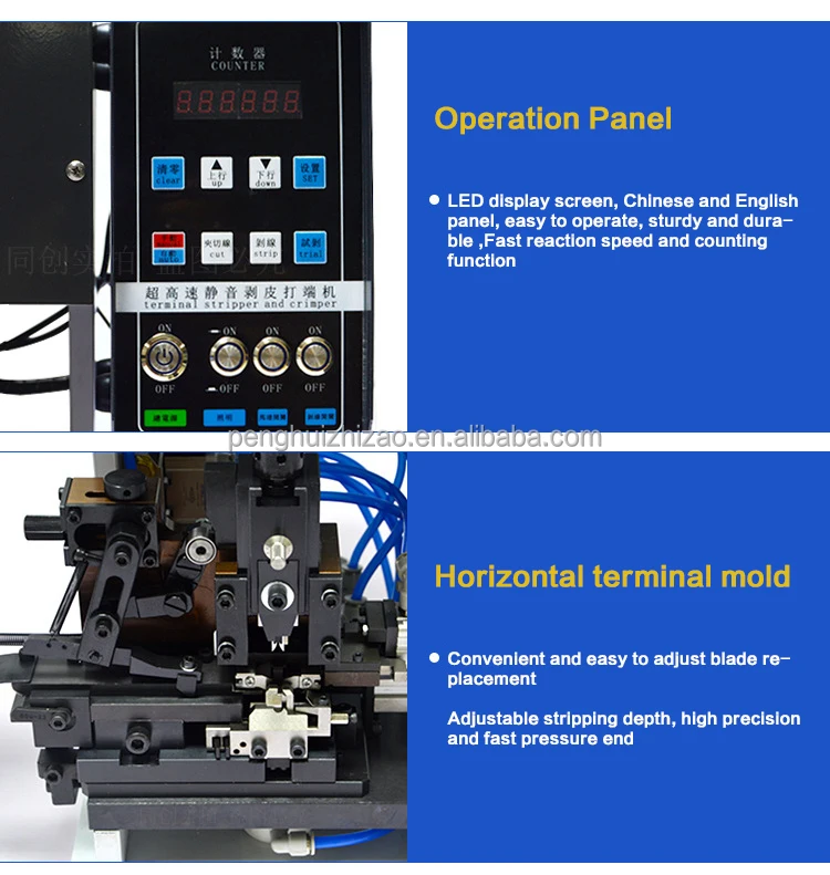 XH2.54 Terminal Crimping Machine - Efficient Wire Crimping