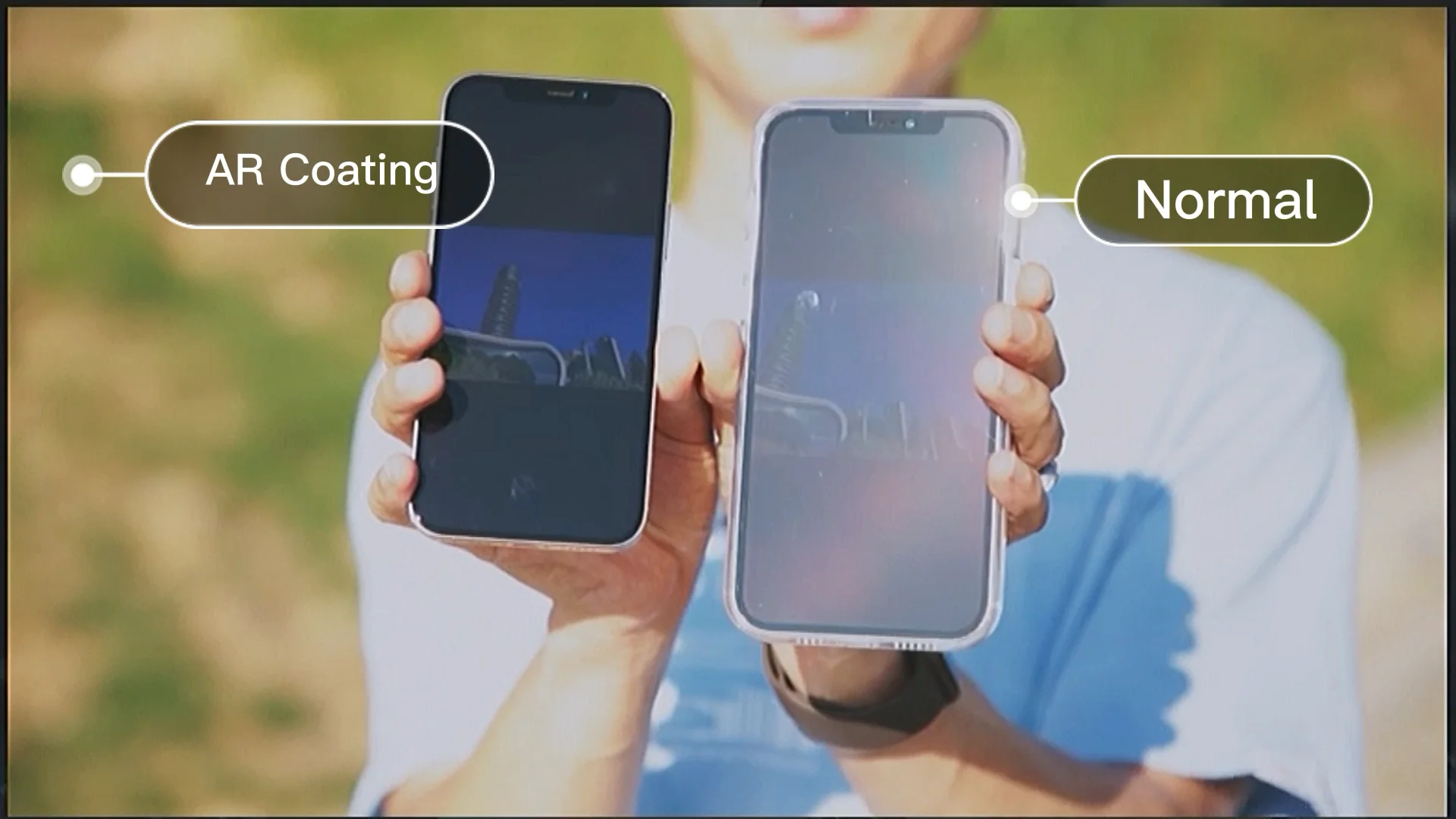 Blueo Full Coverage 3d Hd Anti-reflective Ar Clear Mobile Phone Screen ...