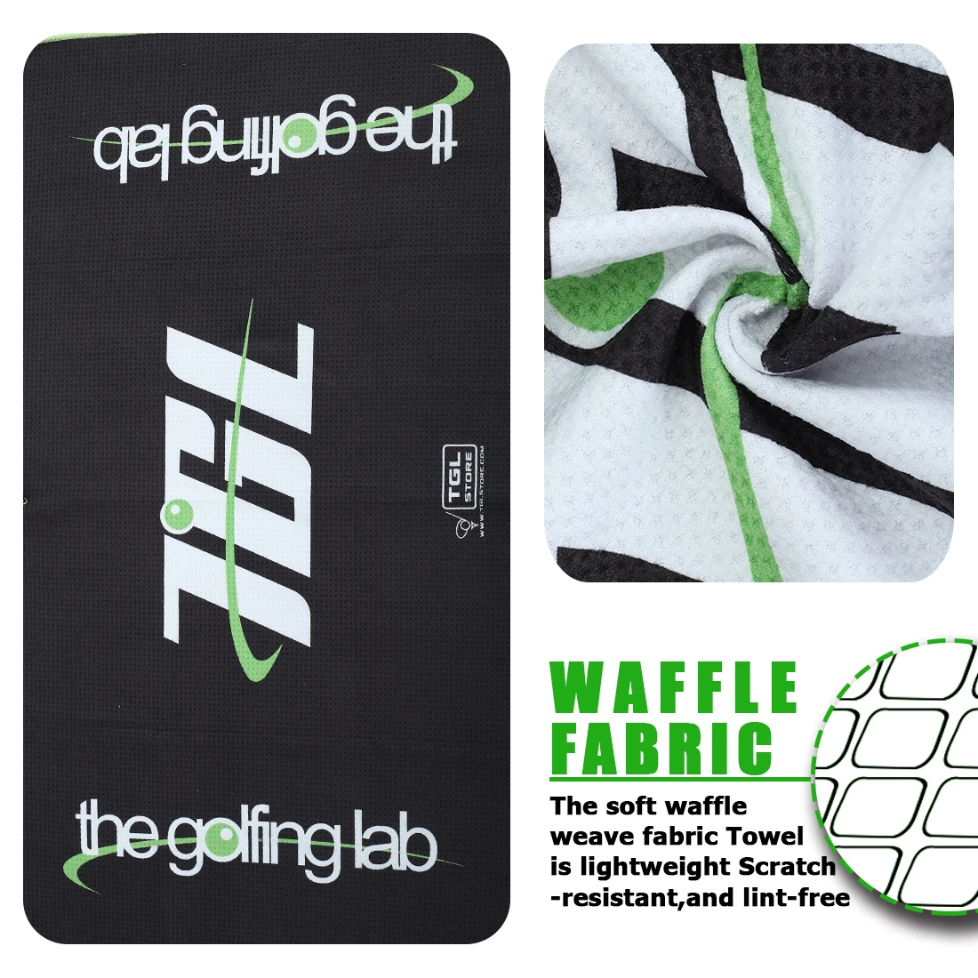 Customizable Logo Golf Towels - High-Quality Microfiber